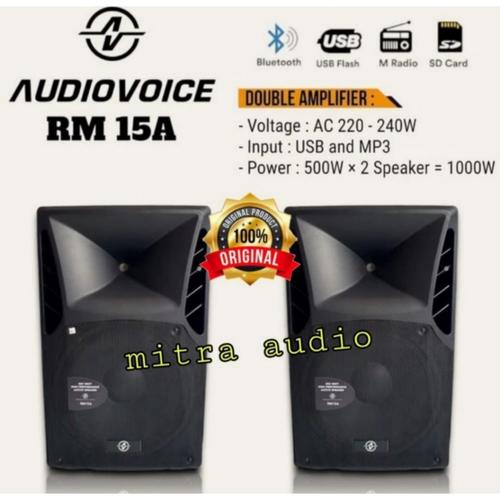 Jual Speaker aktif audiovoice rm 15 a rm15a rm 15a original - Jakarta ...