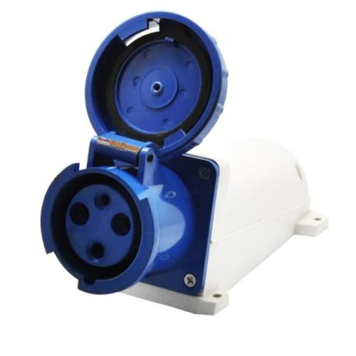 Jual Stop Kontak Industrial 1phase Socket Surface Mounting 3Pin 63A ...