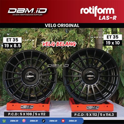 Promo Velg ROTIFORM LASR LAS-R R19 19x8.5 19x10 5x112/5x114.3 Benz BMW ...