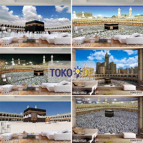 Jual 3D Wallpaper Custom Walpaper Kabah Sticker Stiker Dinding Mekah ...