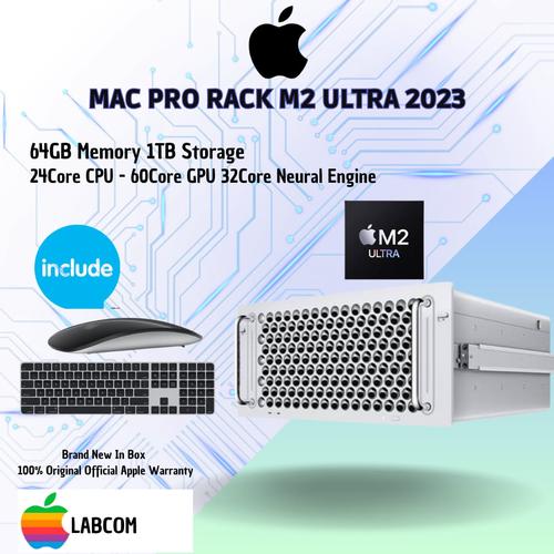 Jual APPLE MAC PRO RACK 2023 M2 ULTRA 24-CORE 60-CORE 64GB RAM 1TB SSD ...