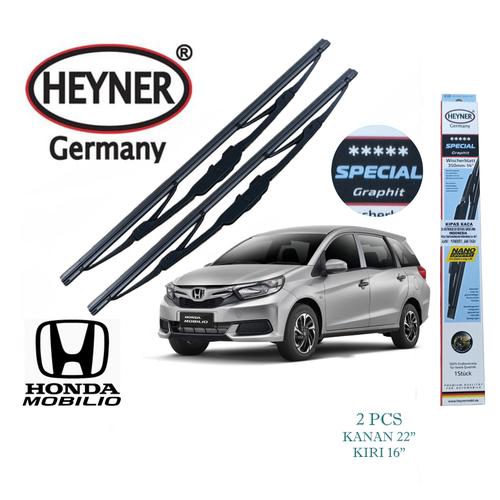 Jual WIPER BLADE SET HONDA MOBILIO STANDART NANO GRAPHIT "HEYNER ...