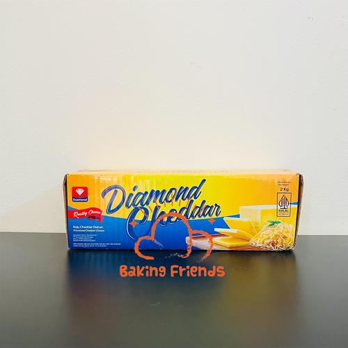 Jual KEJU CHEDDAR DIAMOND 2KG/CHEDDAR CHEESE DIAMOND - Jakarta Barat ...