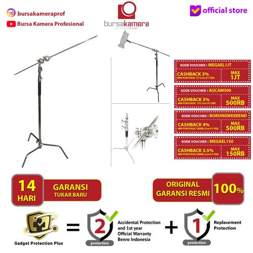Promo Excell C Stand CS100 Stand Grip Arm Kit Light Stand cs 100 Cicil ...