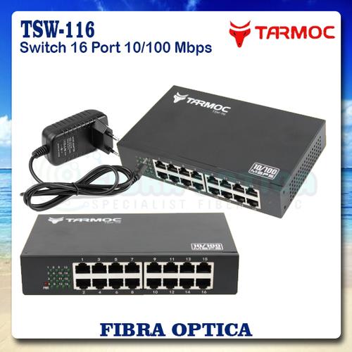Jual Tarmoc TSW-116 Switch Unmanage 16 Port 10/100Mbps Metal Case ...
