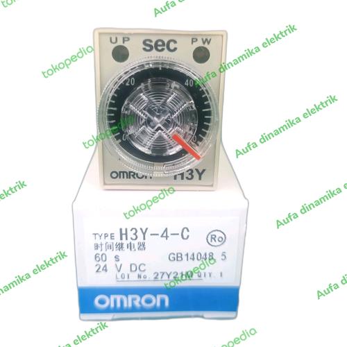Jual H3Y-4-60S 24vdc timer omron H3Y-4-24vdc h3y4 timer omon - Kab ...