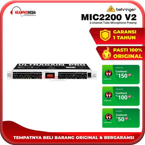 Jual Behringer MIC2200 V2 2-channel Tube Microphone Preamp - Jakarta ...