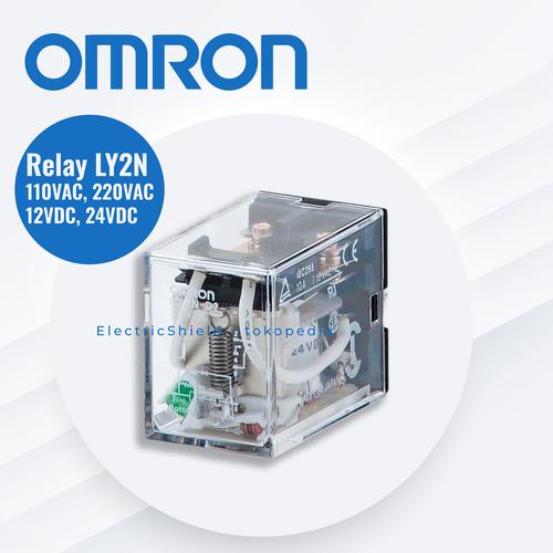 Jual Relay Omron LY2N 220VAC, 24VDC, 12VDC, 100VAC - 24VDC - Jakarta Pusat - Electric Shield ...