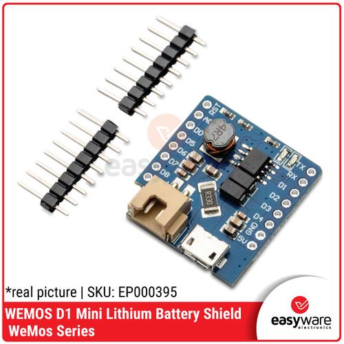 Jual SINGLE LITHIUM BATTERY SHIELD FOR WEMOS D1 MINI - Kota Bandung ...