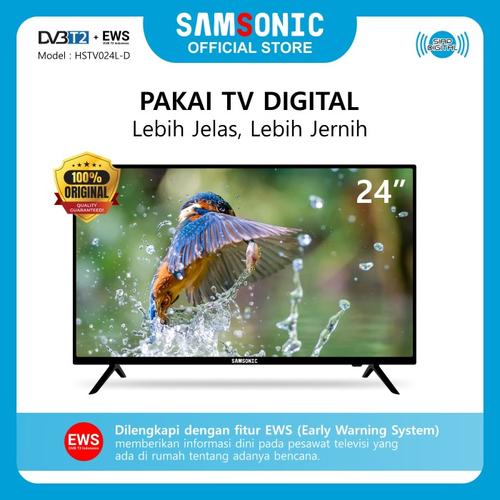 Jual SAMSONIC LED TV 24 Inch Digital LED TV - HDMI TV DIGITAL SAMSONIC ...
