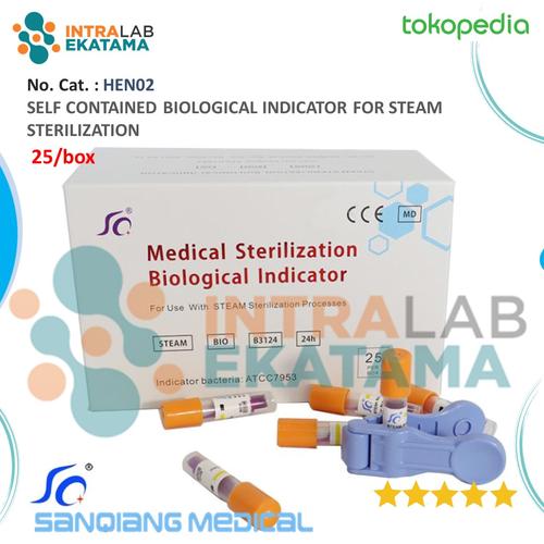 Jual Self Contained Biological Indicator for Steam Sterilization (25 ...