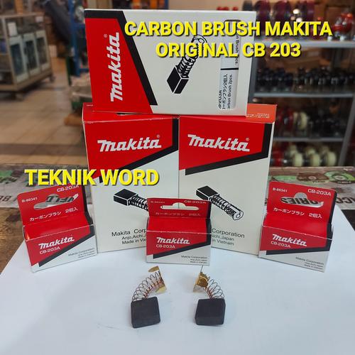 Jual CARBON BRUSH MAKITA CB 203 / ARANG SEPUL BOSTEL MAKITA CB 203A - Jakarta Barat - TeknikWord ...