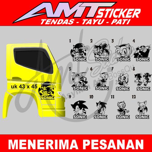 Jual Sticker Cutting Pintu Truk Ukuran 43 x 64 Cm - bisa custom desain ...