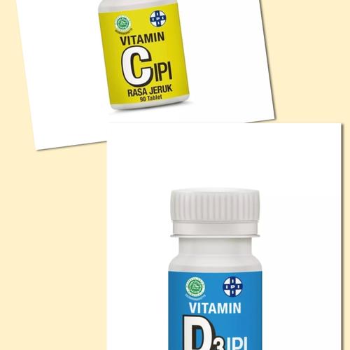 Jual Vitamin IPI D3 1000 IU isi 75 Tablet / Vitamin C IPI isi 90 Tablet ...
