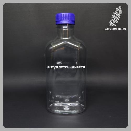 Jual Botol plastik gepeng 300 ml / Botol PET gepeng 300 ml tutup LN ...