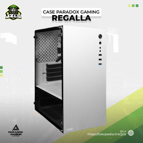 Jual PC Casing Paradox Gaming Regalla Tempered Glass M-ATX Case ...