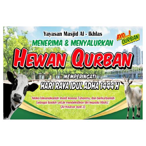 Jual Spanduk Qurban Idul Adha - 150x100 - Kota Bandung - Damai Printing ...