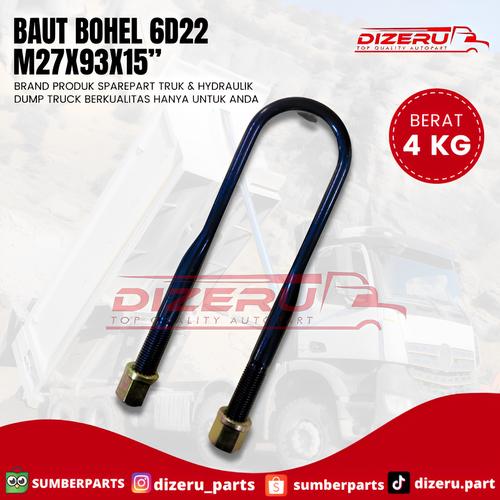 Jual BAUT BOHEL 6D22 M27x93x15" - Jakarta Barat - SUMBERPARTS | Tokopedia