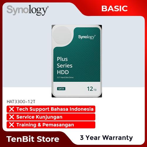 Jual Synology HAT3310-12T SATA NAS HDD 12TB 7200RPM Garansi 3 Tahun ...