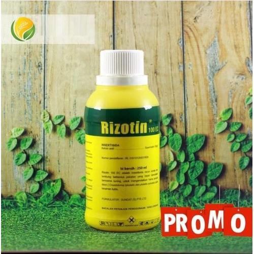 Jual Rizotin 100EC 250ml Insektisida Semut Kutu wereng hama perusak ...