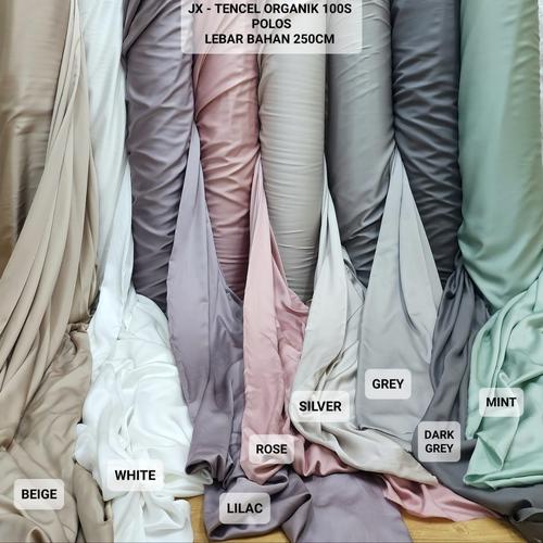 Jual kain sprei meteran polos tensel organik 100s L250cm - Jakarta ...