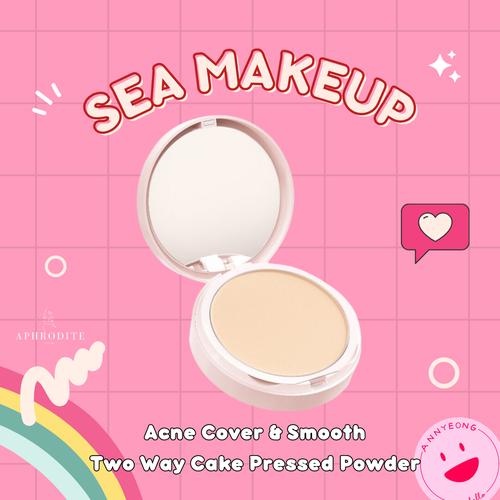 Jual SEA MAKEUP Acne Cover & Smooth Two Way Cake Pressed Powder ...