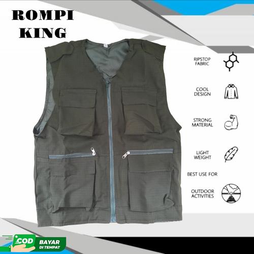 Jual Rompi Tactical Crew Lapangan Kerja Ridwan Kamil King Anti Covid19 ...