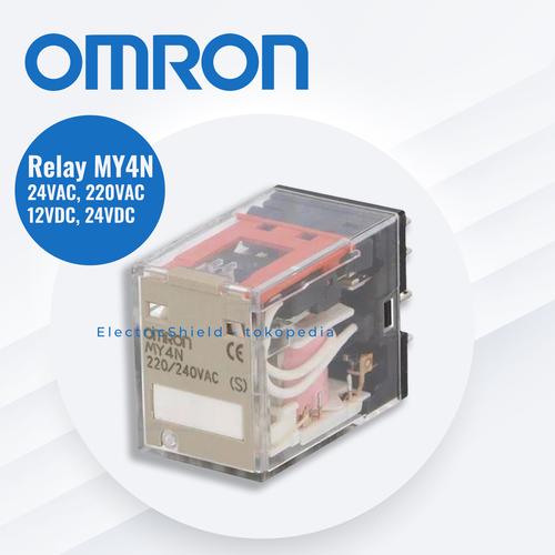 Jual Relay Omron MY4N 220VAC, 24VDC, 12VDC, 24VAC - 24VAC - Jakarta ...
