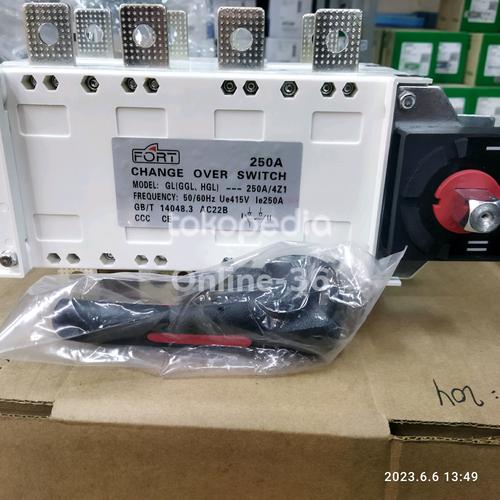 Jual COS Change over switch 250A 4 pole ohm saklar fort 4p 4pole GGLZ-250/ - Jakarta Pusat ...