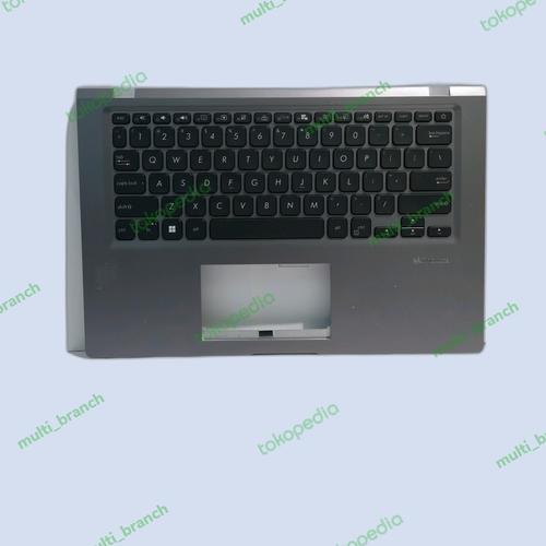 Jual casing palmrest topcase frame keyboard Asus Vivobook M415 - SILVER ...