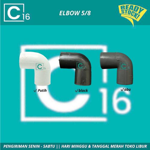 Jual Keni Elbow Pipa Listrik Sambungan Pipa Knee Pipa 5/8 Inch PVC ...