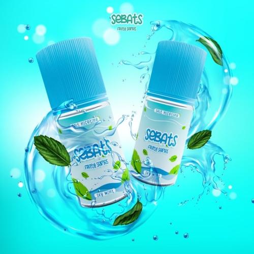 Jual SEBATS liquid pod friendly 30ml rasa sky mint murah vapoor liquit ...