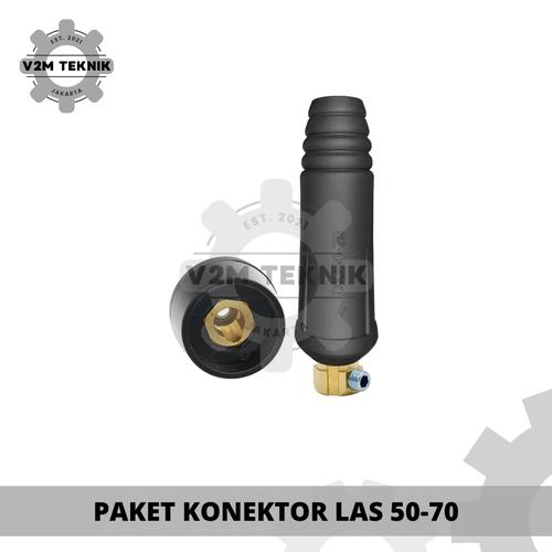 Jual Connector Mesin Las 50-70 Male Female Socket Travo Konektor Mesin ...