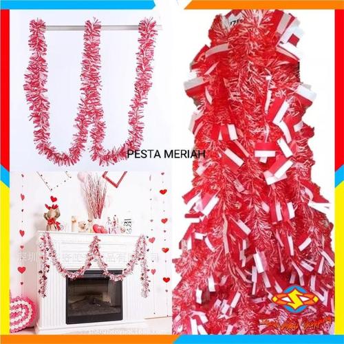 Jual SLINGER MERAH PUTIH/RUMBAI MERAH PUTIH/ HIASAN HUT RI/ DEKORASI ...