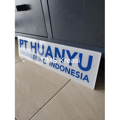 Jual Plang Nama PT | Plang Akrilik | Plang Nama Usaha | Papan Akrilik ...