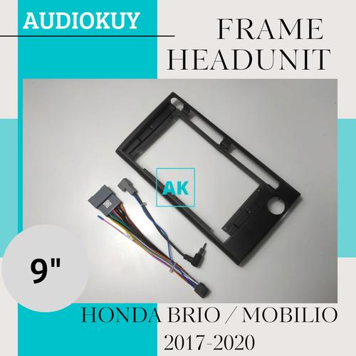 Jual Frame Headunit Android 9 Inch Honda Brio / Mobilio 2017-2020 ...
