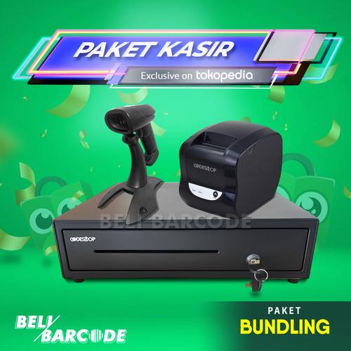 Jual Paket Printer Kasir Scanner Barcode Laci Uang Satu Set - Kota ...