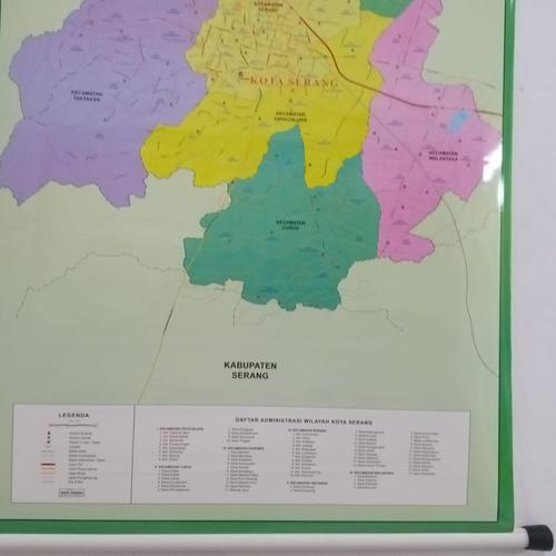 Jual peta kota serang peya dinding - Jakarta Barat - DEPO SUKSES ...