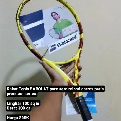 Jual Raket Tenis Babolat Pure Aero 300 gram 100 PREMIUM (not original ...