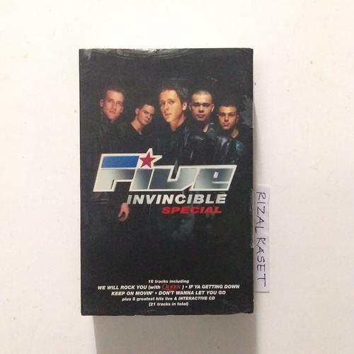 Jual Kaset pita original FIVE - invincible special - Jakarta Pusat - RIZAL KASET | Tokopedia