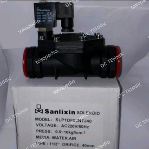Jual Solenoid Valve SANLIXIN SLP1DF02N7J40 / D04-3101 11/2" AC220V/50Hz ...