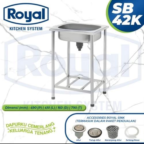 Jual KITCHEN SINK ROYAL SB 42PK| BAK CUCI PIRING PAKAI KAKI SB42K ...