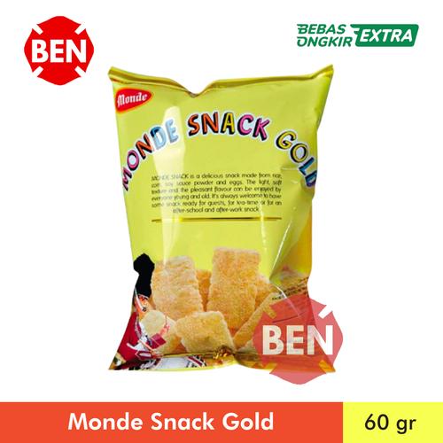 Jual Monde Snack Gold 60g 60gr 60 g gr gram Serena Kuning Besar Biskuit ...
