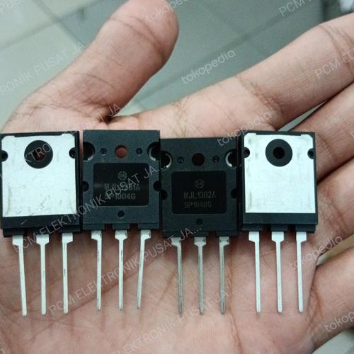 Jual 1004 transistor tr final mjl1302a mjl3281a mjl1302 mjl3281 mjl ...