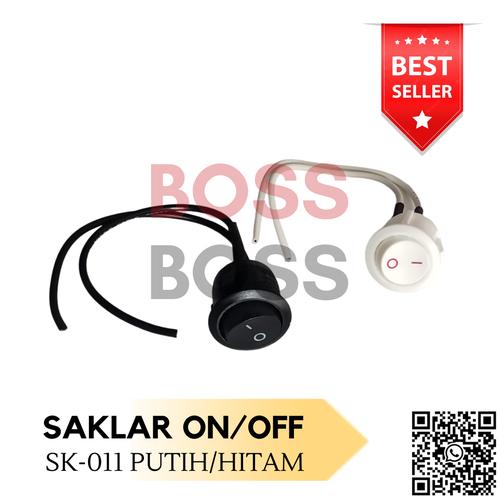 Jual SAKLAR ON OFF LAMPU KECIL BULAT MINI SWITCH PUTIH HITAM - Putih ...
