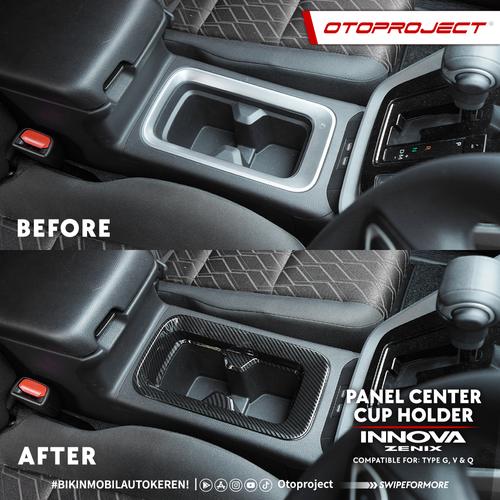 Jual Panel center cup holder Innova Zenix 2023 otoproject - carbon ...