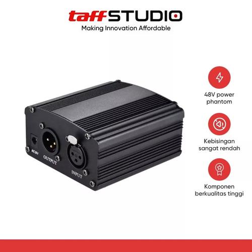 Jual TaffSTUDIO Phantom Power 48V Original Microphone Mikrophone Mic ...