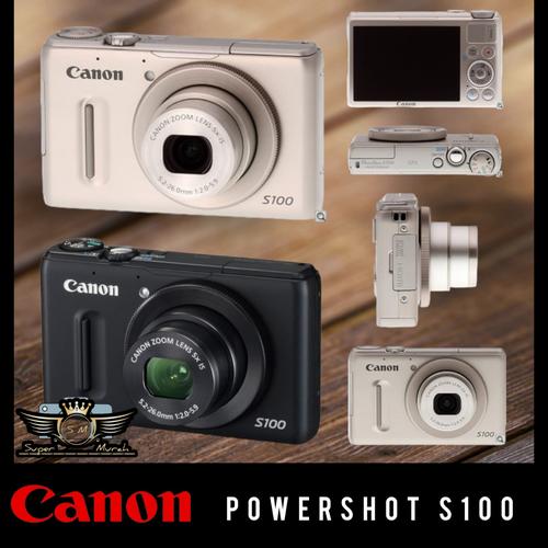 Jual CAMERA CANON POWERSHOT S100 / CAMERA DIGITAL S100 GPS - box white ...