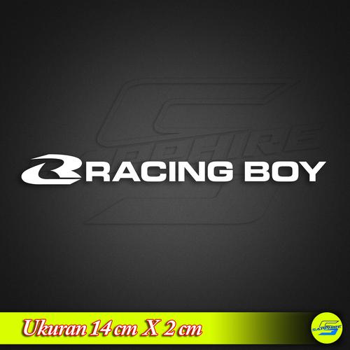 Jual Sticker RACING BOY Stiker RCB PANJANG - Putih - Jakarta Timur ...