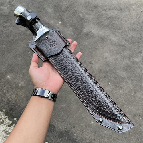 Jual Golok Pisau Sembelih Sultan Super Tajam Baja Elmax Powder ...